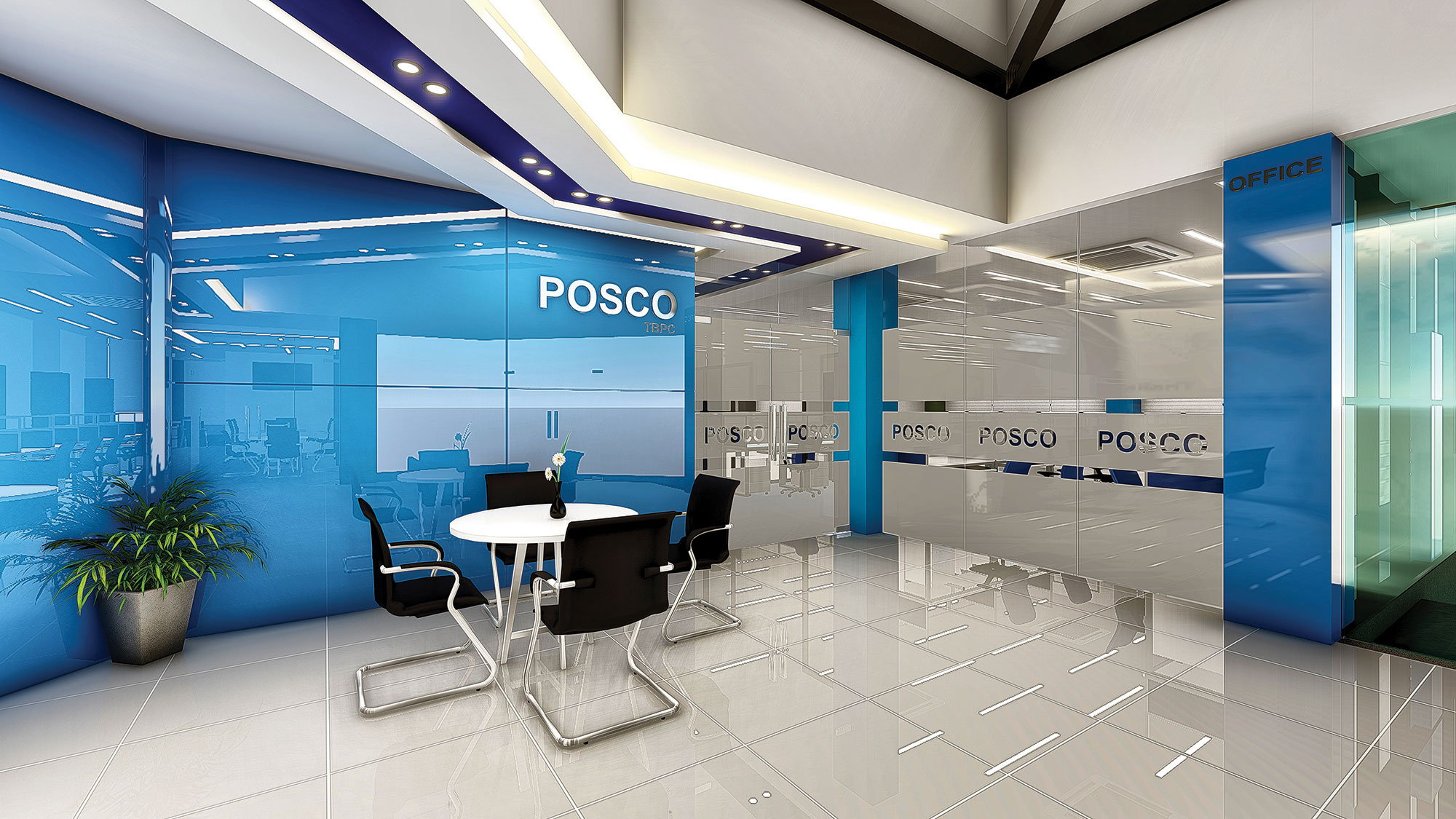 Posco Main Office Renovation - บริการด้านงานก่อสร้าง ซ่อมแซมปรับปรุง ...